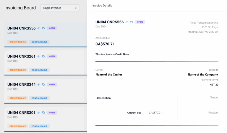 Platform – Trinet Global Logistic